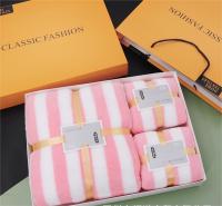 China Thickened Warp Knitted Plush Cationic Set 3 in 1 Towel for Adults Designer Microfiber for sale