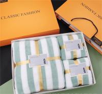 China Thickened Warp Knitted Plush Cationic Set 3 in 1 Towel for Adults Designer Microfiber for sale