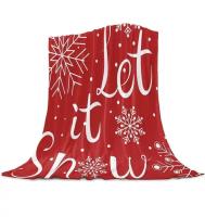 China Solid Color Children's Printed Blanket in Flannel for Cozy Christmas Sweater Wear for sale