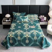 China 2024 Modern Wedding Bedding Type Wedding Four-piece Kit Ice Silk Mat Set for sale