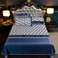China 2024 Modern Wedding Bedding Type Wedding Four-piece Kit Ice Silk Mat Set for sale