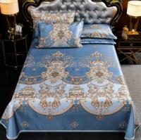 China 2024 Modern Wedding Bedding Type Wedding Four-piece Kit Ice Silk Mat Set for sale