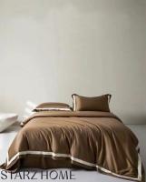 China 100% Cotton Bedding Set Custom Size Duvet Cover and Bed Sheet for Luxury 5 Star Hotels for sale