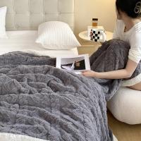 China Multifunctional Reversible Fleece Blanket 180*200cm 2.5kg Bedroom Essential for sale