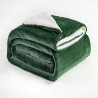 China 200x230cm Knitted Polyester Reversible Blanket for Home Textile for sale