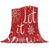 China Christmas Sweater Print Super Soft Flannel Blanket Sustainable Bedding for Children for sale