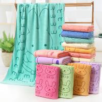 China Non Shedding Beach Towels with Absorbent Polyester Fabric and Cute Rabbit Design for sale