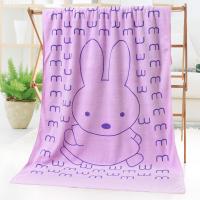 China Non Shedding Beach Towels with Absorbent Polyester Fabric and Cute Rabbit Design for sale