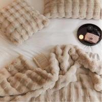 China 2023 Custom Newest Design Fashion Nondisposable Blanket within Karol G and Bad Bunny for sale