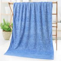 China Non Shedding Beach Towels with Absorbent Polyester Fabric and Cute Rabbit Design for sale