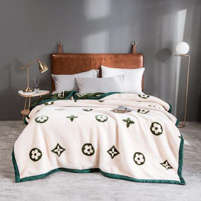 China Multifunctional Popular Sublimation Blanket for Winter Luxury Bed Printed Home Blanket for sale