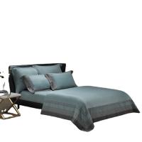 China Luxury Cotton Bed Sheet Oeko-tex Customized Bedsheet Set 100% Cotton Bedding Set for sale