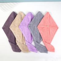 China Home Hotel Spa Microfiber Shower Cap for Dry Hair Towel Promotion for sale