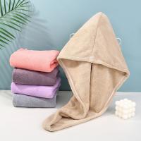 China Home Hotel Spa Microfiber Shower Cap for Dry Hair Towel Promotion for sale