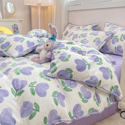 China Color Fastness Grade 4 Designer Bedding Sets for King Size Bedsheets and Comforter Sets for sale