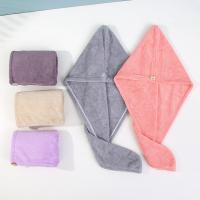 China Home Hotel Spa Microfiber Shower Cap for Dry Hair Towel Promotion for sale