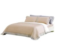 China 3-4kg Luxury Satin Silk Hotel Bedding Set with Beautiful Exquisite Jacquard Pattern for sale