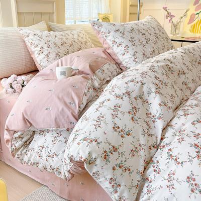China All-Season Comforter Set A-Class Aerobic Double Layer Yarn Four-Piece Set from France for sale