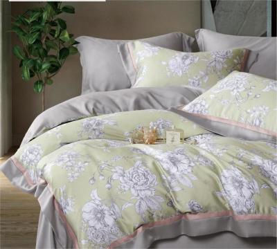 China Endless Pattern Type 300tc Thread Count Bedsheets Set in Floral Printed 100% Cotton for sale