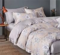China Endless Pattern Type 300tc Thread Count Bedsheets Set in Floral Printed 100% Cotton for sale