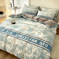 China King Size Bedding Set 100% Polyester 3D Printed Bed Cover Luxury Bed Sheets Modern Style for sale