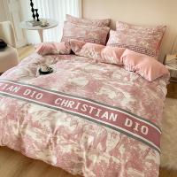 China King Size Bedding Set 100% Polyester 3D Printed Bed Cover Luxury Bed Sheets Modern Style for sale