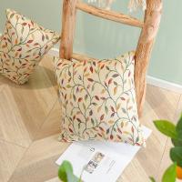 China Nondisposable Jacquard Willow Leaf Pillow 450/350g 3D Sanding Pillow Core Included for sale