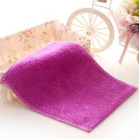 China Rectangle Microfiber Kitchen Cleaning Towel with Small Stripe Fabric and Customer Logo for sale