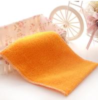 China Rectangle Microfiber Kitchen Cleaning Towel with Small Stripe Fabric and Customer Logo for sale