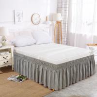 China Experience Ultimate Comfort with This All-Season Home Textile Solid Color Bed Skirt for sale