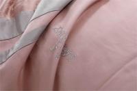 China Customized Color 300tc Fabric 100% Pure Cotton Bedding Set for Luxury Hotel and Family for sale