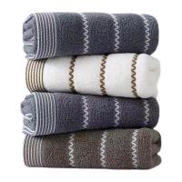 China Customized Large Hotel Spa Bathroom Face Towel in Luxury Cotton with Square Design for sale