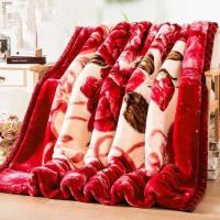 China Thick Double Layer Raschel Velvet Fabric Blanket for Skin-friendly and Cozy Nap Time for sale