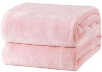 China Customized Size Popular Soft Polyester Throw Blanket Coral Fleece Blankets For Travel for sale
