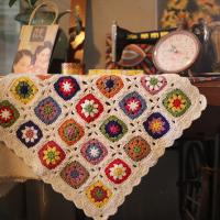 China Create a Cozy Atmosphere with this Multifunctional Hand-woven Crochet Woolen Blanket for sale