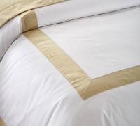 China Star Hotel Plain White Luxury Comforter Quilt Cover Bedding Sets made of Cotton Fabric for sale