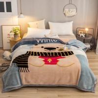 China Direct Supply Popular Double Thick Wool Blankets for Autumn Winter Activities Cover for sale