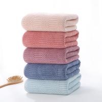 China Comfortable and Quick-dry Household Bathroom Shower Towel in Super Soft Coral Velvet for sale