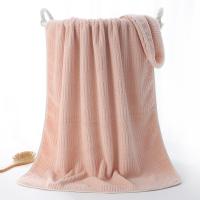 China Comfortable and Quick-dry Household Bathroom Shower Towel in Super Soft Coral Velvet for sale