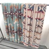 China Flannel Sherpa Blanket for Bedding King Queen Twin Size Woven Polyester Boho Blanket for sale