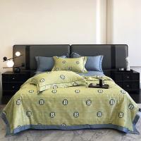 China European Skin-Friendly Printing Summer Quilt Set of Four in Smooth Ice Silk Gift Quilt for sale