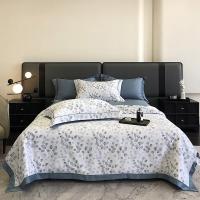 China European Skin-Friendly Printing Summer Quilt Set of Four in Smooth Ice Silk Gift Quilt for sale