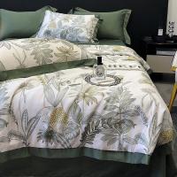 China European Skin-Friendly Printing Summer Quilt Set of Four in Smooth Ice Silk Gift Quilt for sale