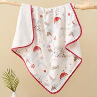 China Class A Cotton Born Bag Thin Cartoon Hold Baby Swaddle Blanket Cover Blanket Square for sale