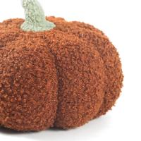 China 20cm Solid Color Pumpkin Shaped Decorative Pillows Cushion with Microfiber Filling for sale