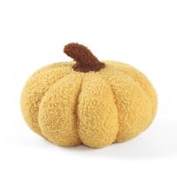 China 20cm Solid Color Pumpkin Shaped Decorative Pillows Cushion with Microfiber Filling for sale