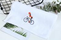 China Embroidered 180gsm Custom Logo Quick-drying Sports Towel for Extended Outdoor Fitness for sale