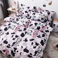 China Modern Style Queen or King Size Bedding Set with Polyester Duvet Cover and Pillowcase for sale