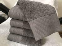 China Soft Absorbent Coffee Thickened Household Baby Cotton Large Towel 70*140cm Rectangle Gray Hotel Bath Towel for sale