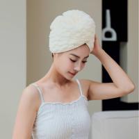 China Home Custom Logo Microfiber Hair Dryer Towel for Quick Drying and Hair Care After Shower for sale